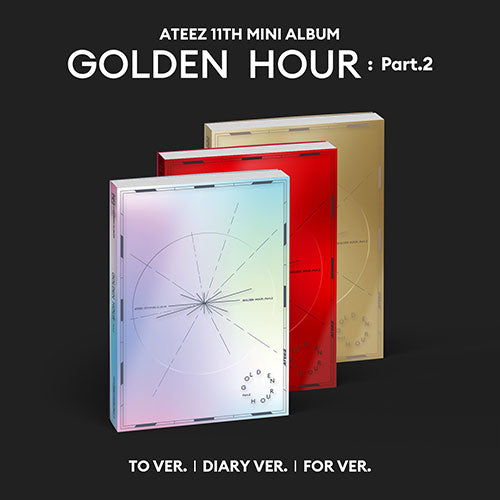 [11/13 YES24 | EVERLINE | FANPLEE | APPLEMUSIC PHOTOCARD EVENT] ATEEZ - Mini Album 11th [GOLDEN ...