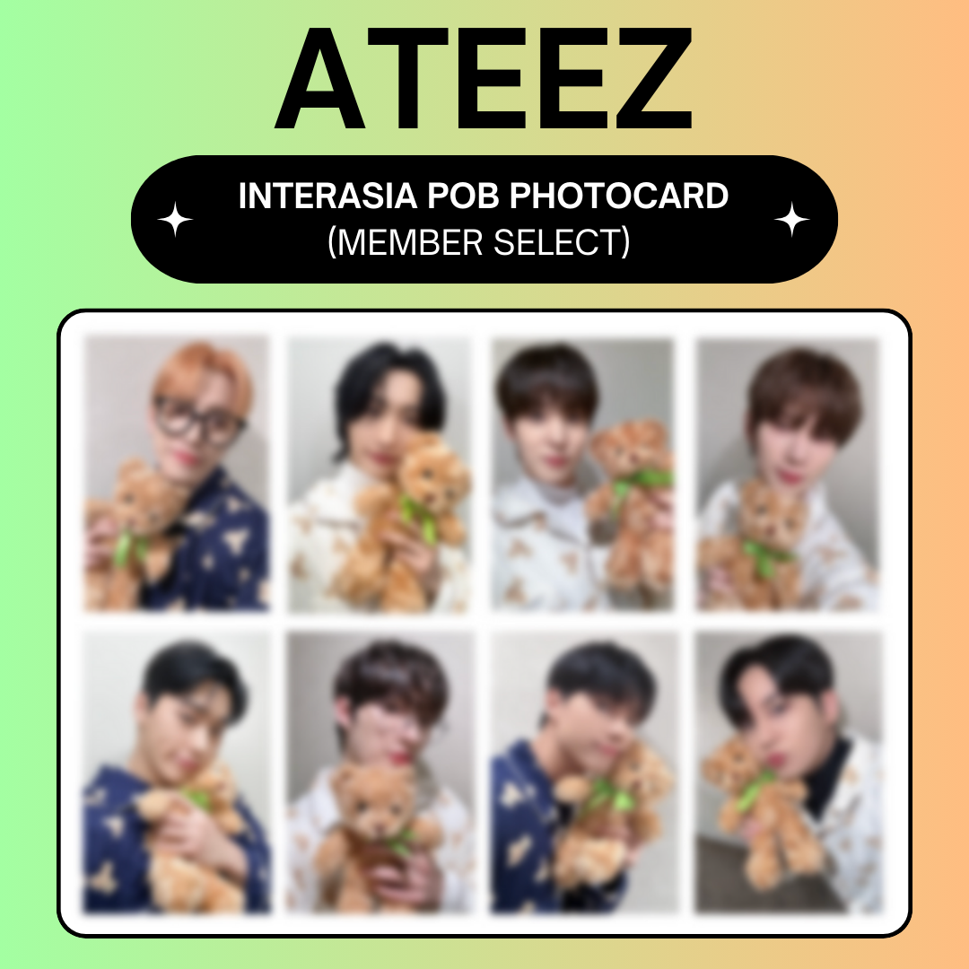[INTERASIA POB PHOTOCARD MEMBER SELECT] ATEEZ: THE WORLD EP.FIN : WILL ...