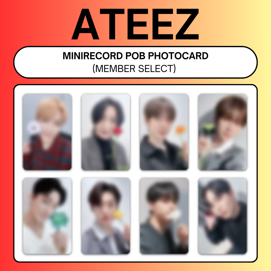 [3/10 PHOTOCARD EVENT MEMBER SELECT BY MINIRECORD] ATEEZ - THE WORLD EP ...