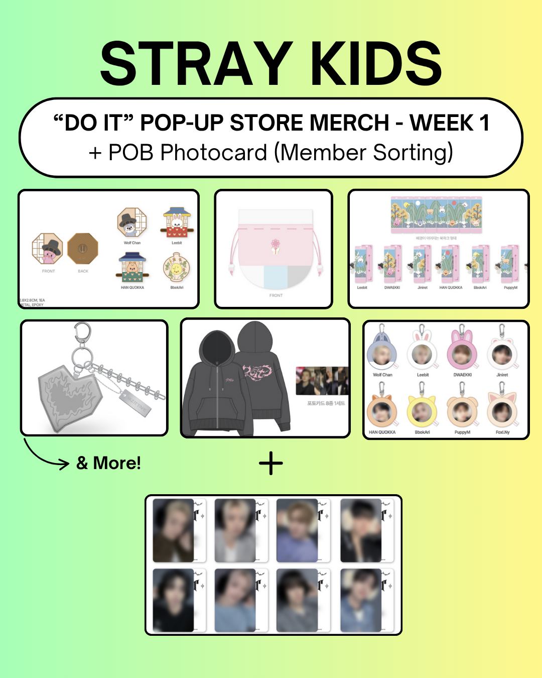 [2025 STRAY KIDS "DO IT" POP-UP STORE] OFFICIAL MD + WEEK 1 POB ...
