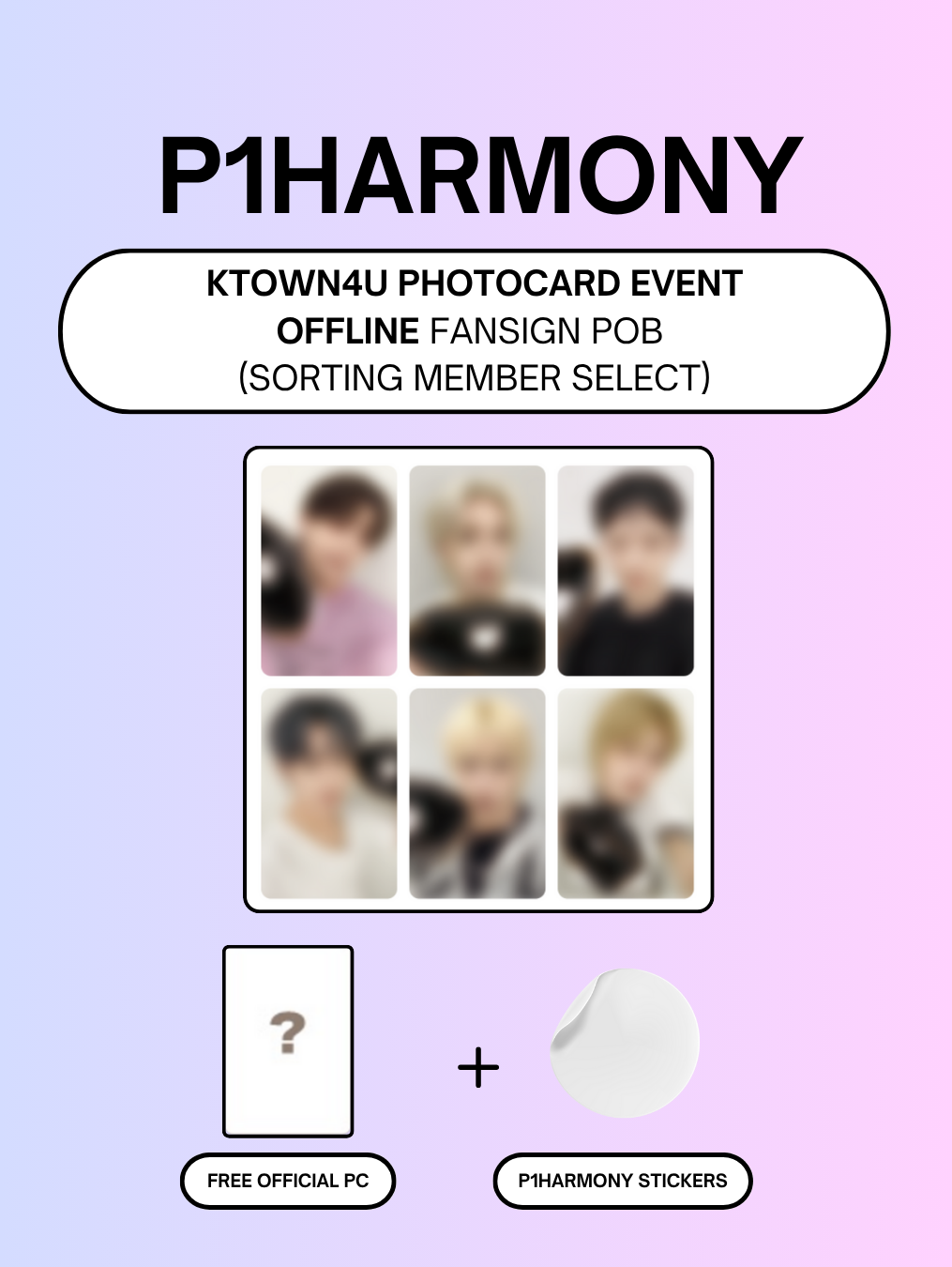 [06/04 KTOWN4U OFFLINE FANSIGN PHOTOCARD EVENT] P1Harmony – 8th Mini ...